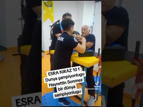 ÇELİK BİLEK ESRA KİRAZ İLE DEMİR DEDE  KAPIŞTIK  GENÇLERLE EN AZ 10 MAÇ YAPTIM YORGUNDUM YİNE YENDİM