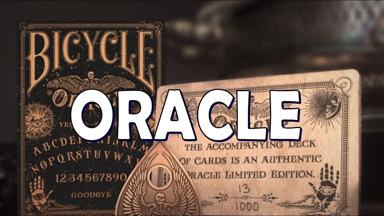 Deck Review: Oracle Playing Cards by Dead on Paper - YouTube