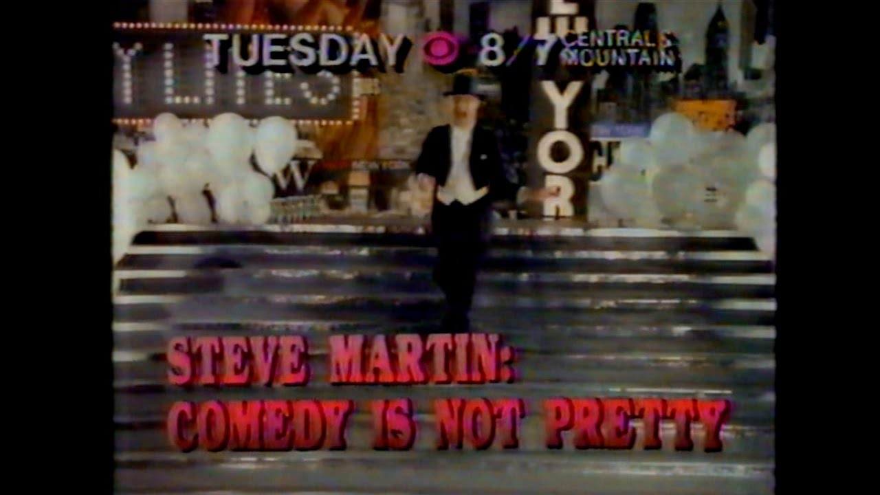 Steve Martin: Comedy Is Not Pretty Promo (CBS, 1/10/1988) - YouTube