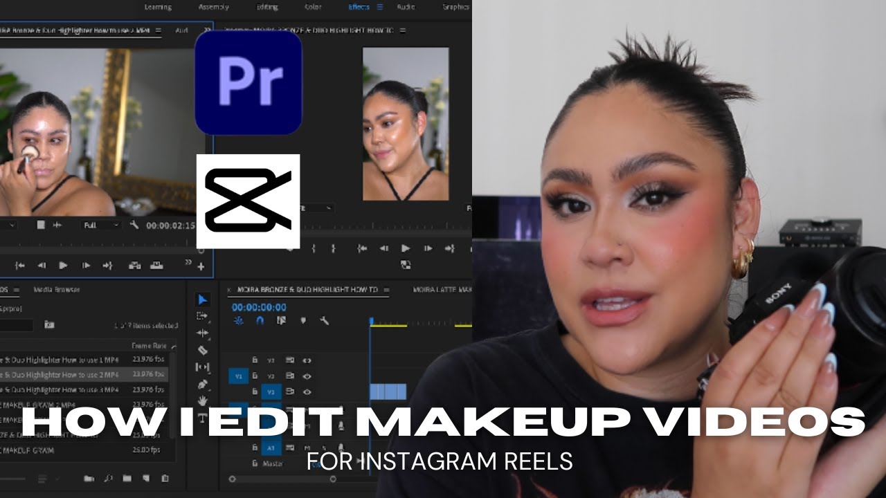 How to Edit Makeup Videos | Instagram Reels | Content Creator Tips ...