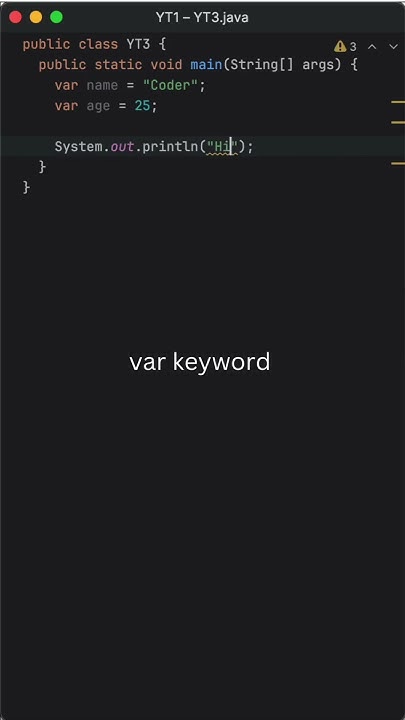 Java 10: Simplify Your Code with the var Keyword! 🚀 #codingtutorial #coding #programming - YouTube