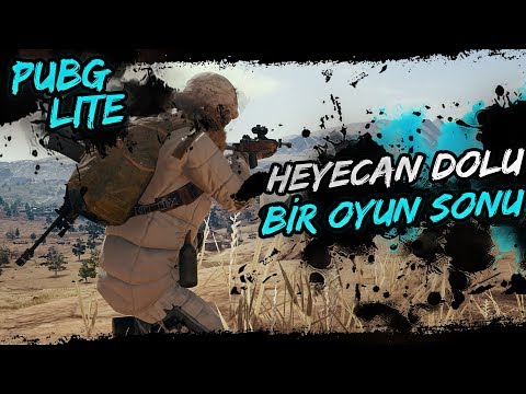 HEYECAN DOLU BİR OYUN SONU [PUBG Lite]