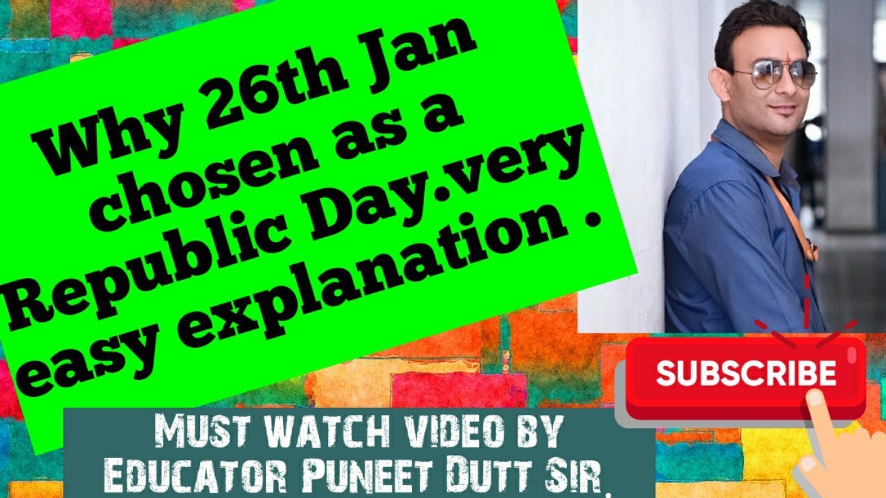 #republicday#Why 26th Jan chosen as Republic day? jan 26 significance ...