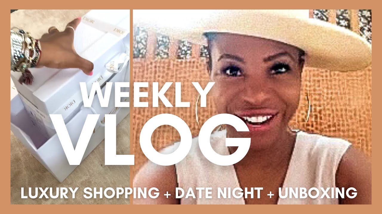 VLOG - LUXURY SHOPPING, 15TH YEAR ANNIVERSARY DATE NIGHT, UNBOXING AND ...