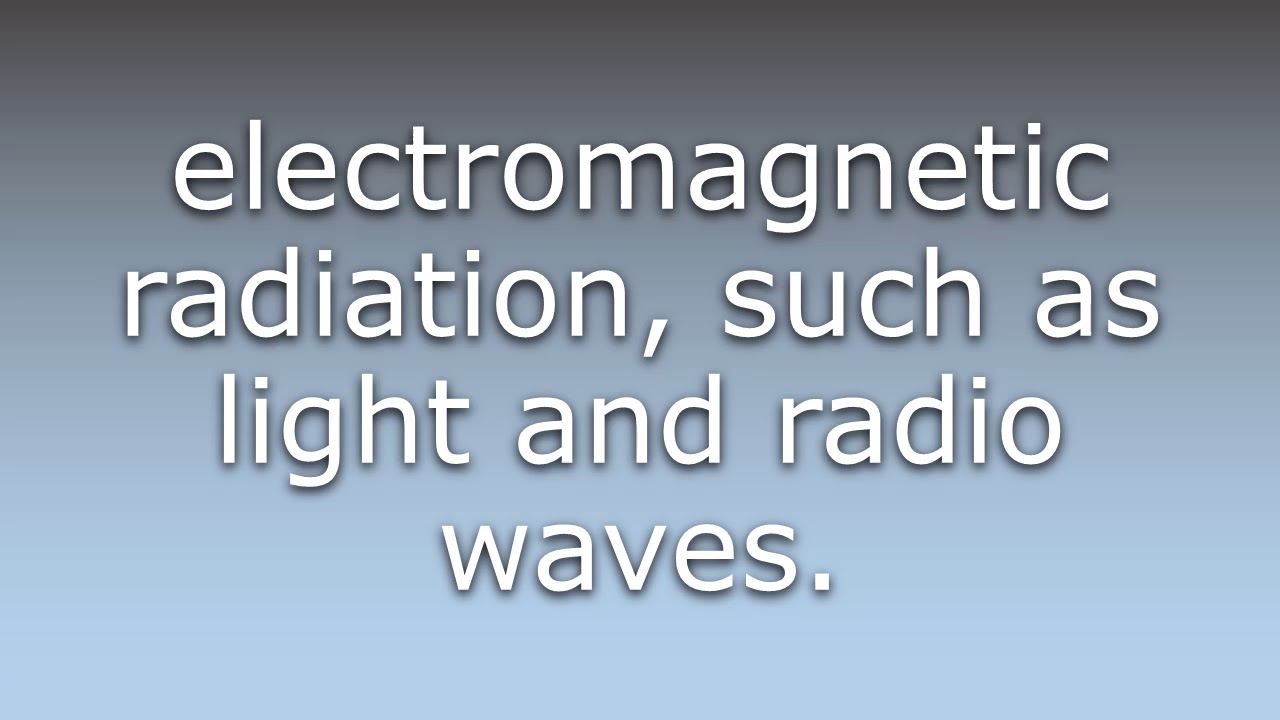 What does Electromagnetic wave mean? - YouTube