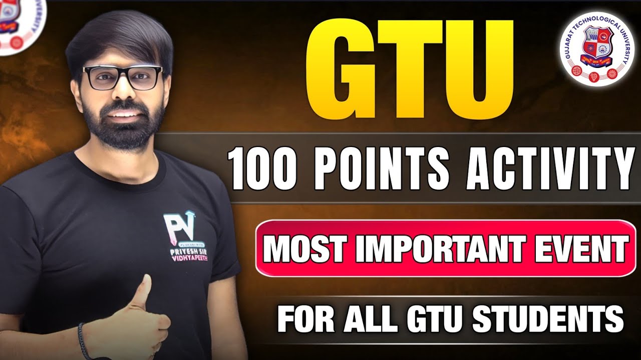 GTU Breaking News 😲 100 Points Activity 😲 Free Certificates 🔥 Limited ...