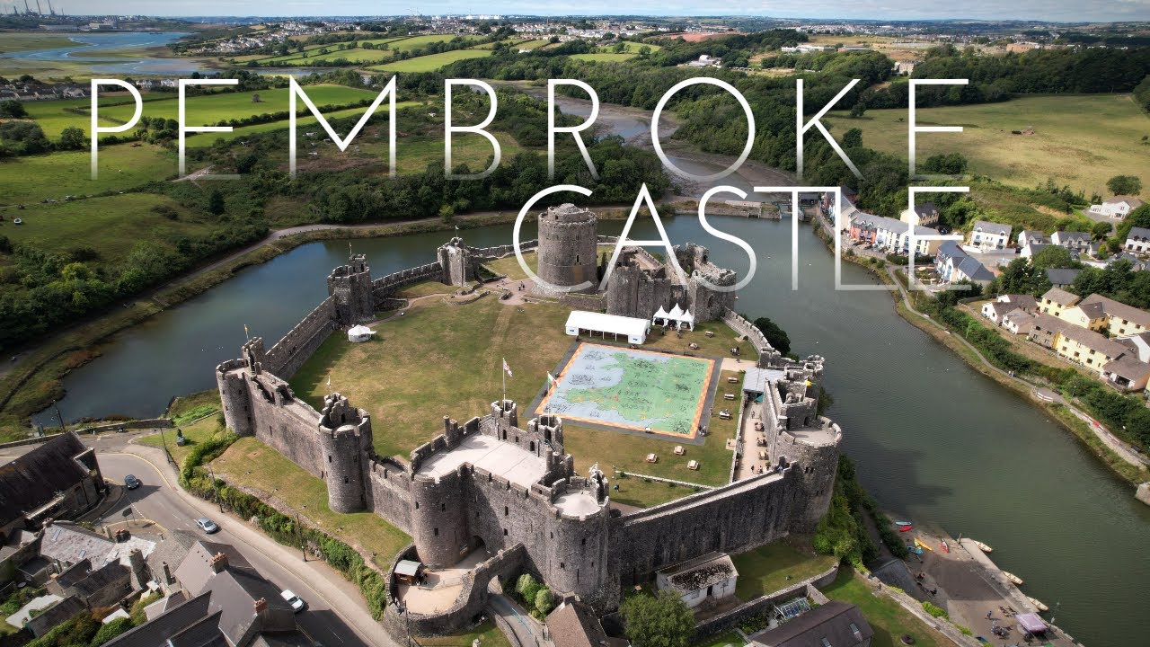 Pembroke Castle Wales | 4K Cinematic Drone video - YouTube