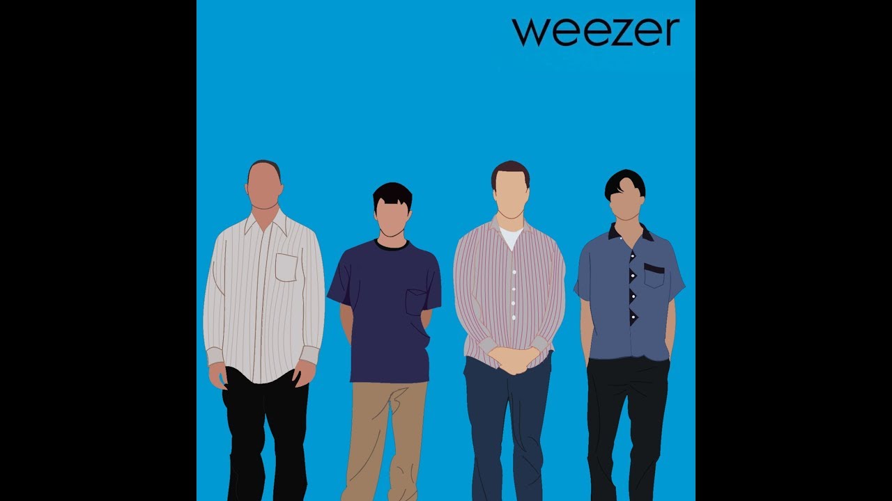 Weezer minimalist art timelapse - YouTube