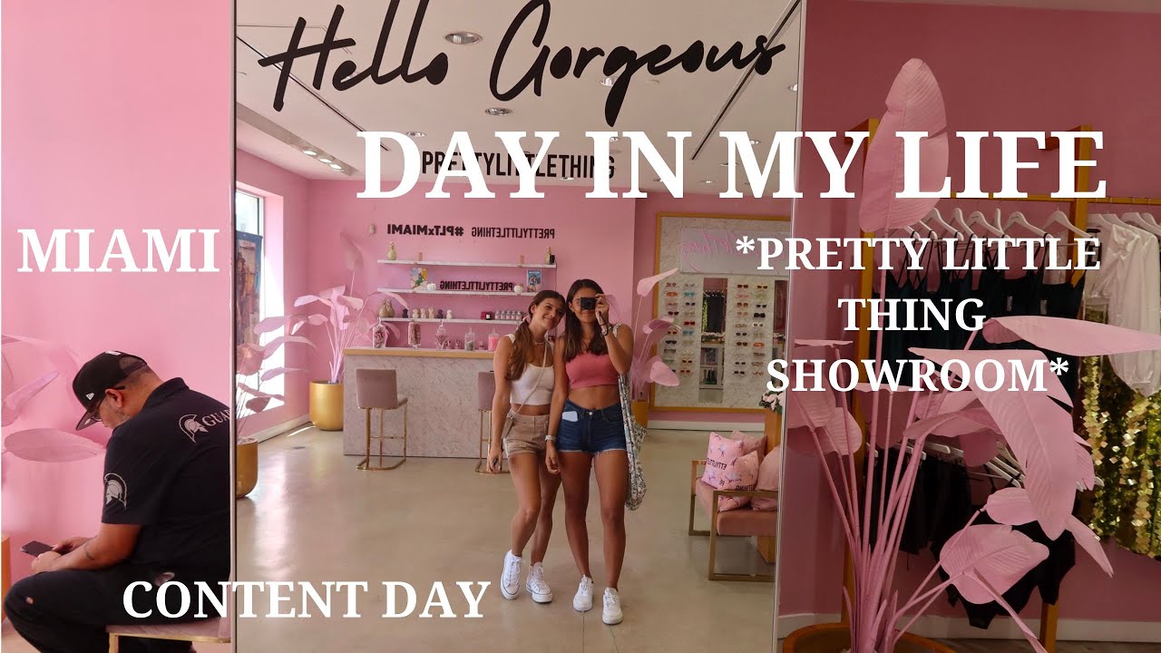 Vlog- Day in my life || pretty little thing showroom + content day in ...