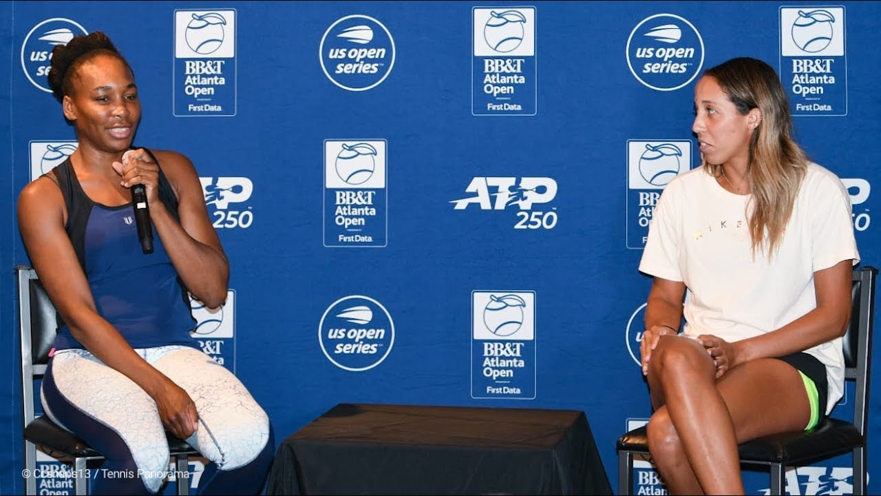 Madison Keys and Venus Williams Press Conference in Atlanta - YouTube