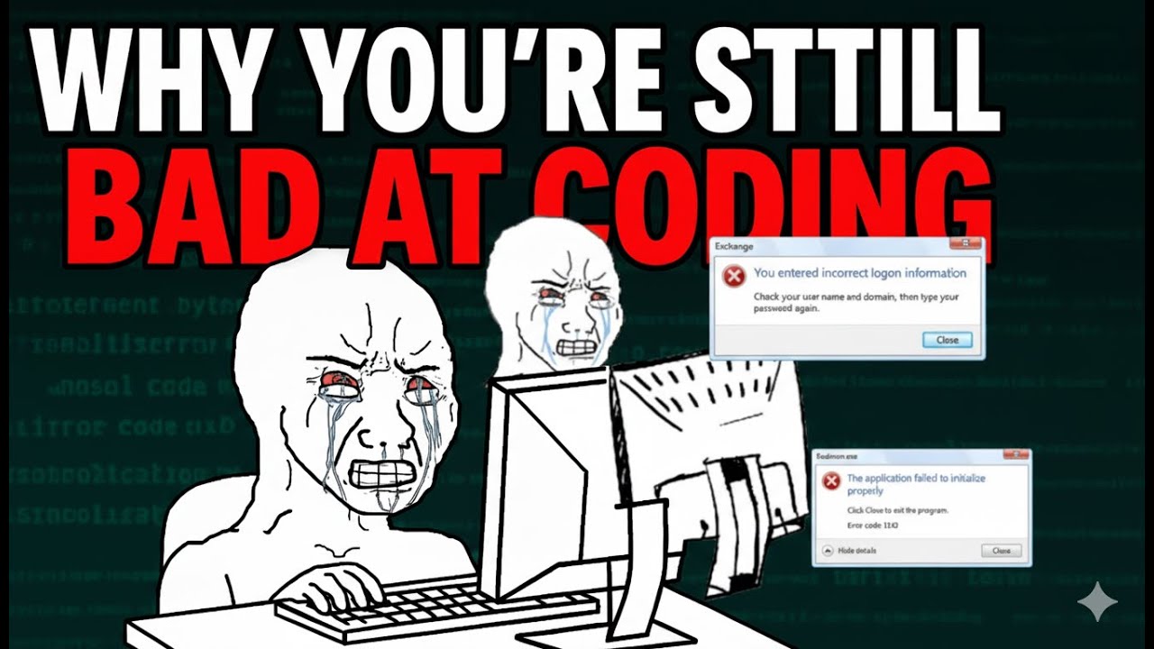 Why You’re STILL Bad at Coding (Even After Months) - YouTube