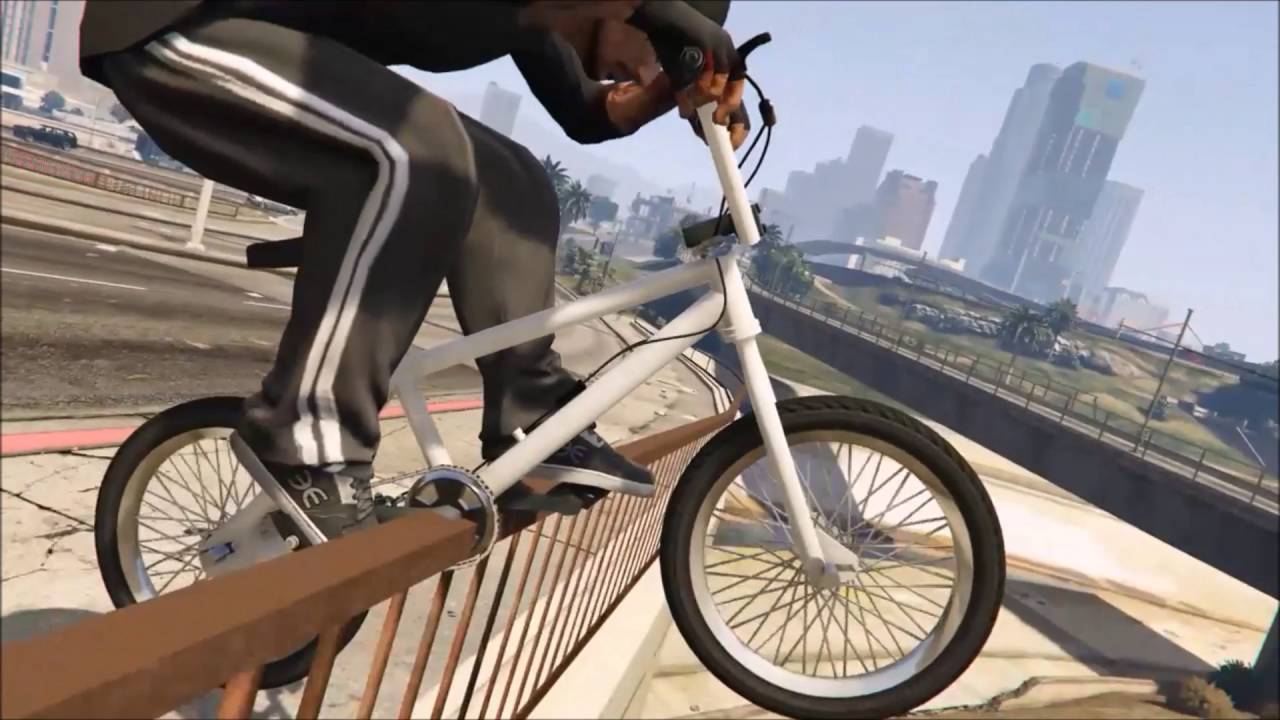 GTA 5 Online - BMX Stunt Montage #1 "All Day" - YouTube