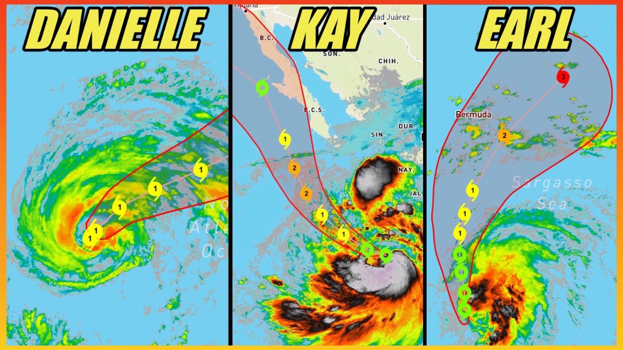 Big Tropical Update! Monitoring Hurricane Danielle, Tropical Storms ...