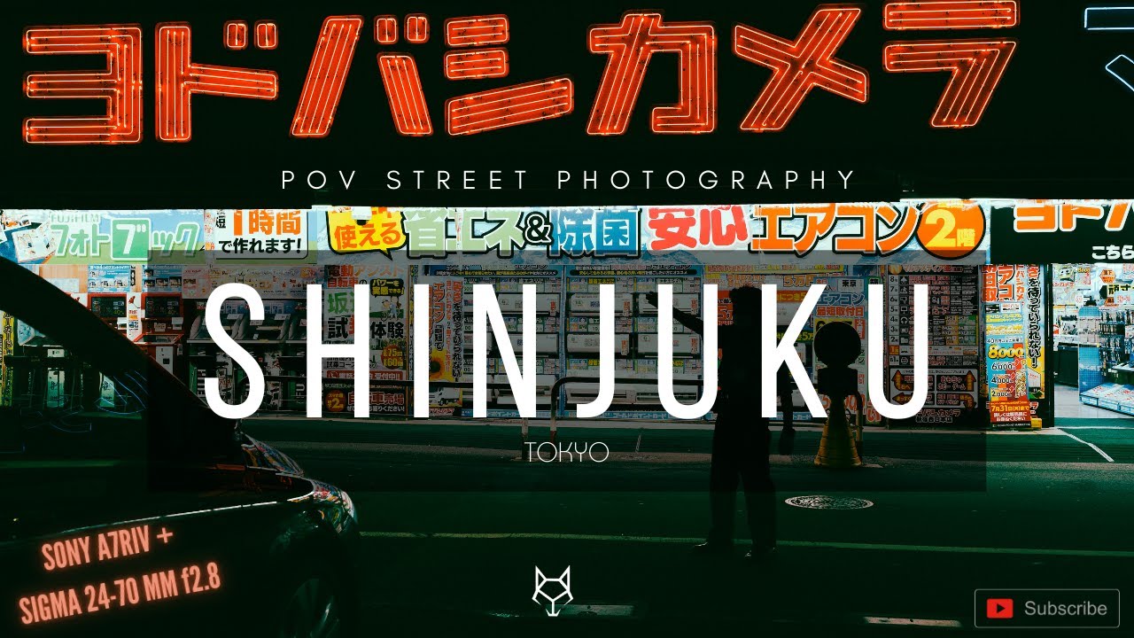 POV STREET PHOTOGRAPHY IN SHINJUKU TOKYO, with SONY A7RIV + SIGMA ART ...