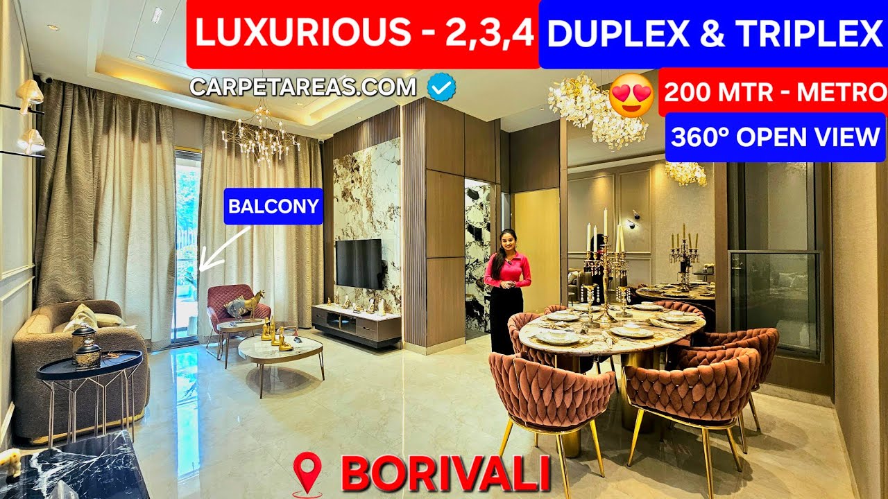 2 bhk flat in Borivali west | for sale | Near Metro & SV Road | Near Station | Lux Duplex ...