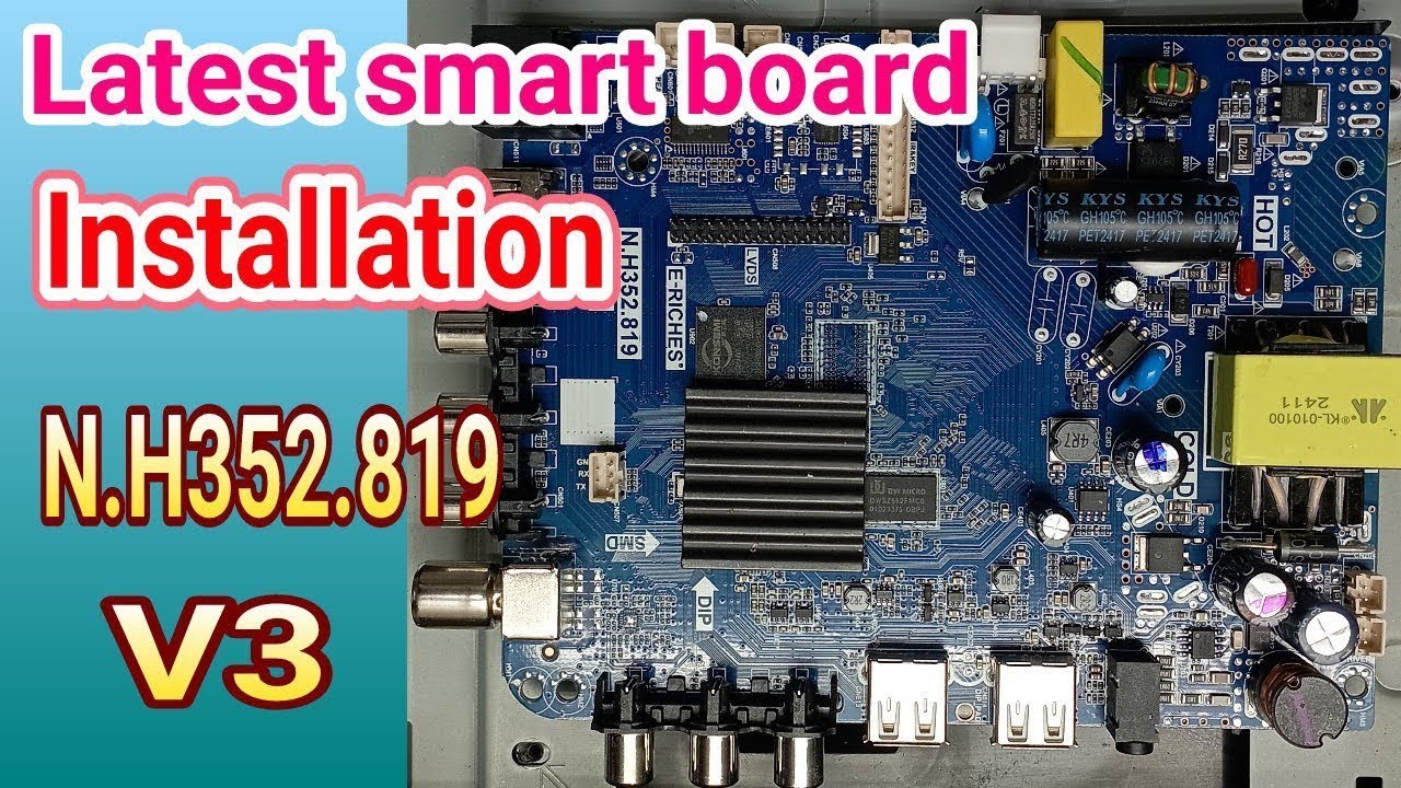 N.h352.819 v3 service code smart board/ how to install new model road ...
