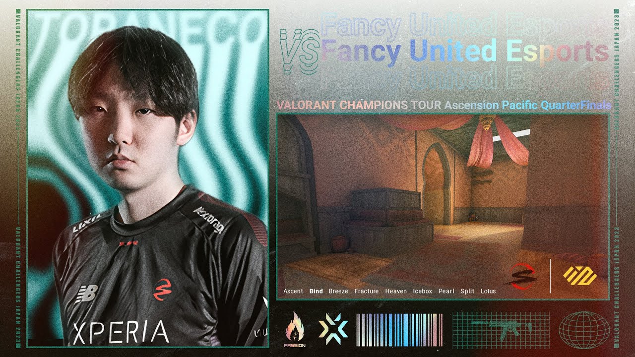 TORANECO vs Fancy United Esports 4kills - VCT 2023 Ascension Pacific ...