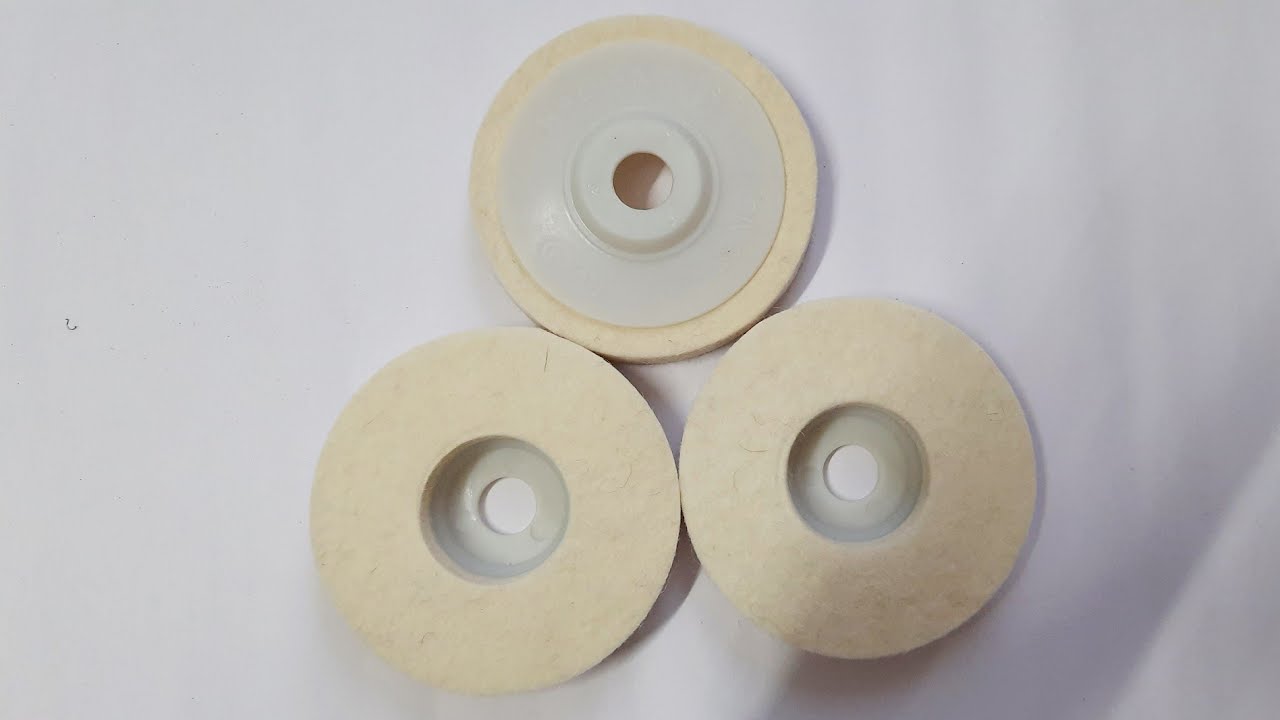 Angle Grinder Wool Buffing Wheel Felt Polishing Disc Pad - YouTube