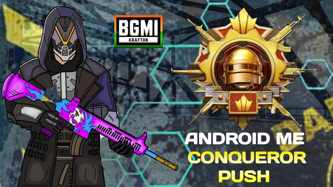Gujrati BGMI : 😍 Android Me Conqueror Push Watch For Men - YouTube