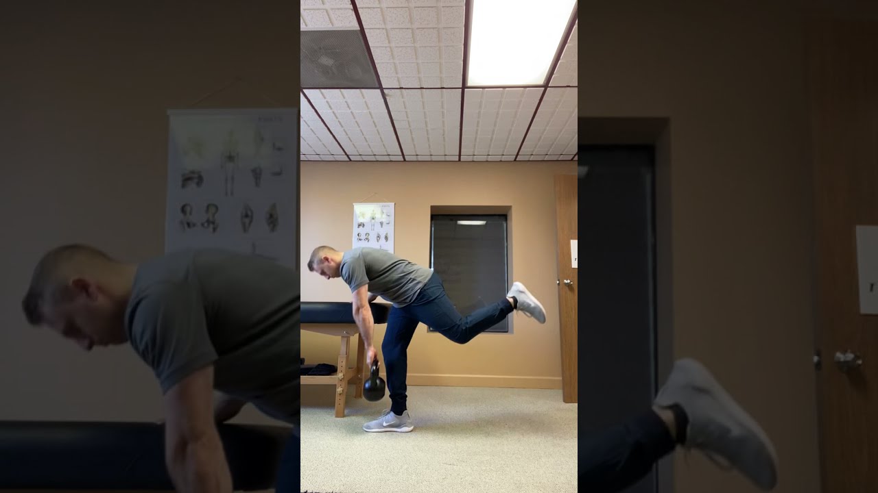 1 DB (or KB) Hands Supported SL RDL - YouTube