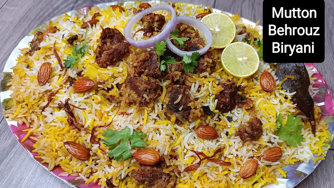 Mutton Behrouz Biryani Recipe | Behrouz Biryani Recipe | How To Make ...