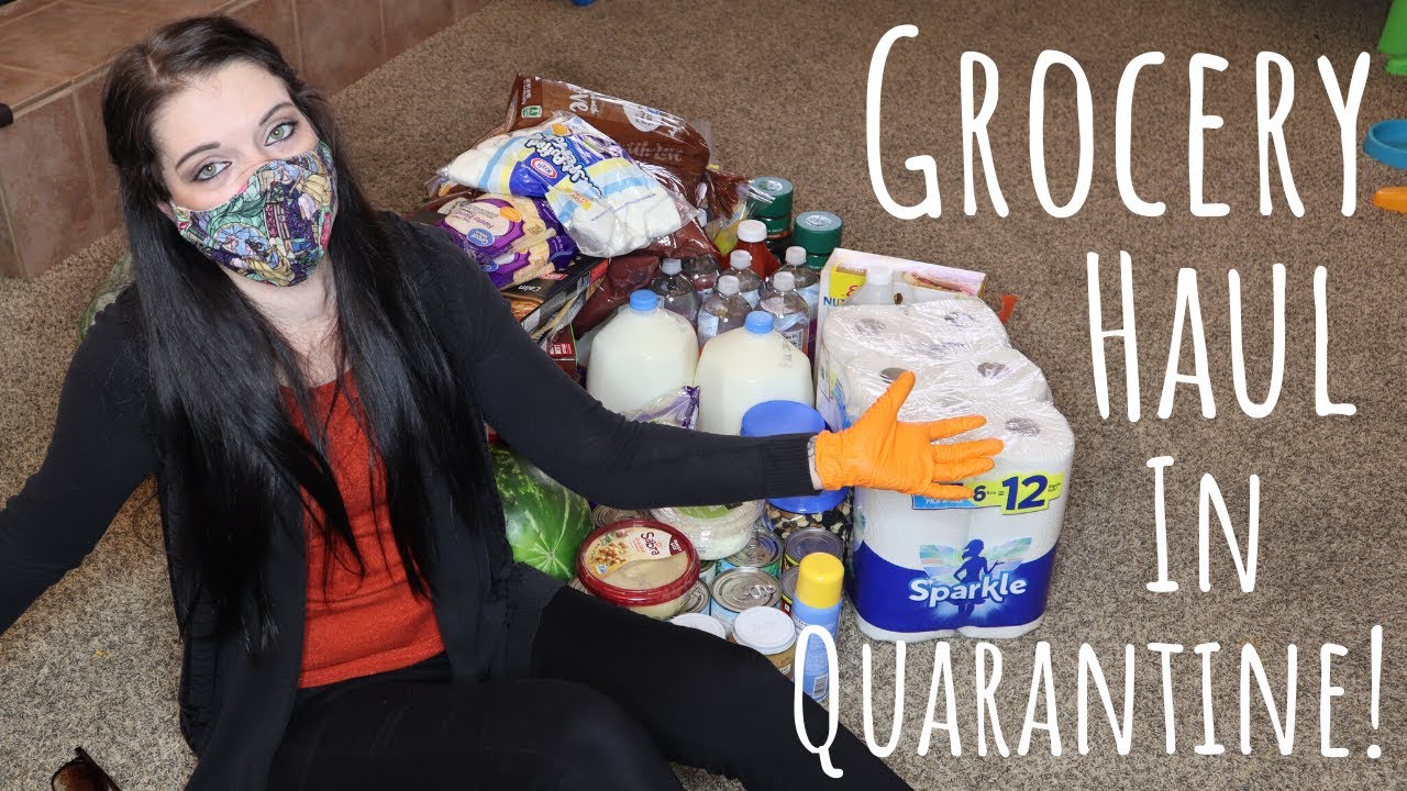 Family GROCERY Walmart/Instacart DELIVERY in Quarantine Haul! - YouTube