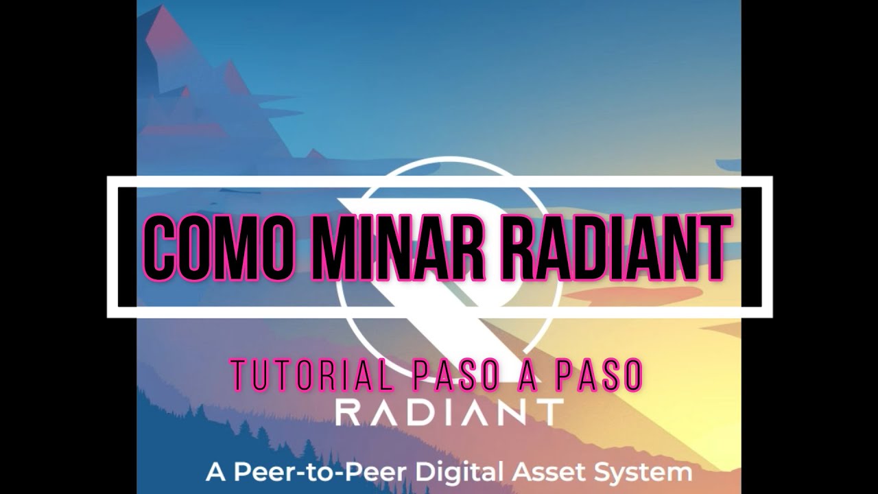 COMO MINAR RADIANT - RXD - BZMINER - TUTORIAL PASO A PASO - CRYPTO MINING - RADIANT - YouTube
