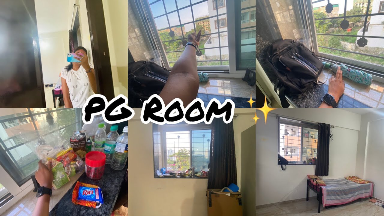 PG Room vlog/ PG life/ Pune - YouTube