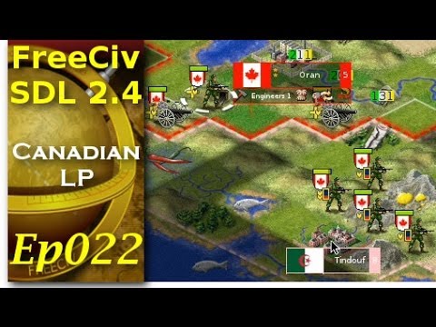 FreeCiv 2.4.0 [SDL Client] Canadian LP - Ep022 - YouTube