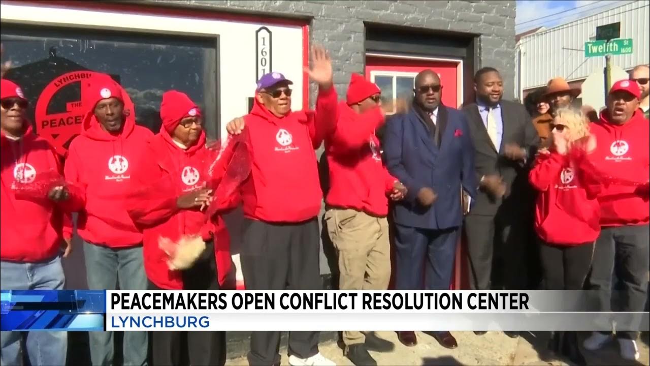 Peacemakers open conflict resolution center in Lynchburg - YouTube
