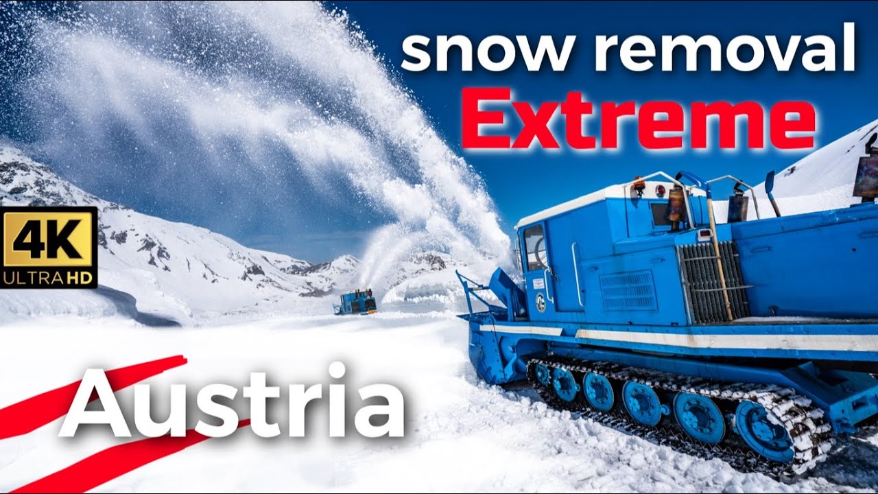 Extreme Snow Removal - Cinematic Drone Shots from the Großglockner High ...