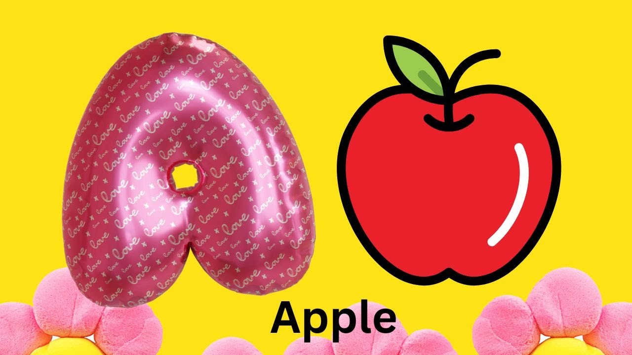 Phonics Song with Words - A For Apple - ABC Alphabet Songs with Sounds ...