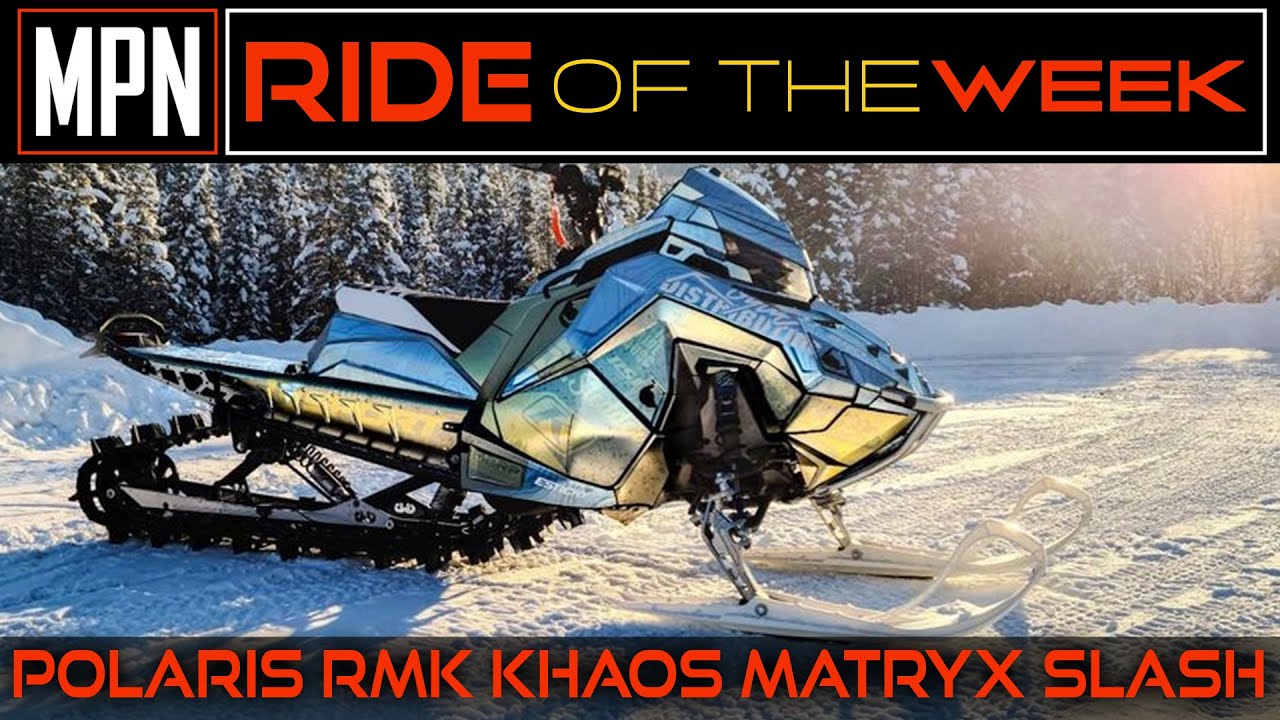 Custom 2022 Polaris RMK Khaos Matryx Slash Snowmobile - YouTube