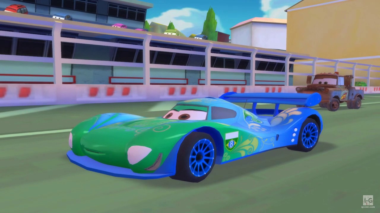 CARS 2 Race Gameplay: Lightning McQueen vs Tow Mater vs Carla Veloso vs ...