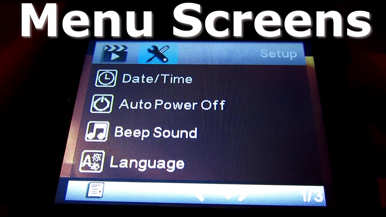 Rexing v1 - Complete Menu Screens of Dash Cam Review - YouTube