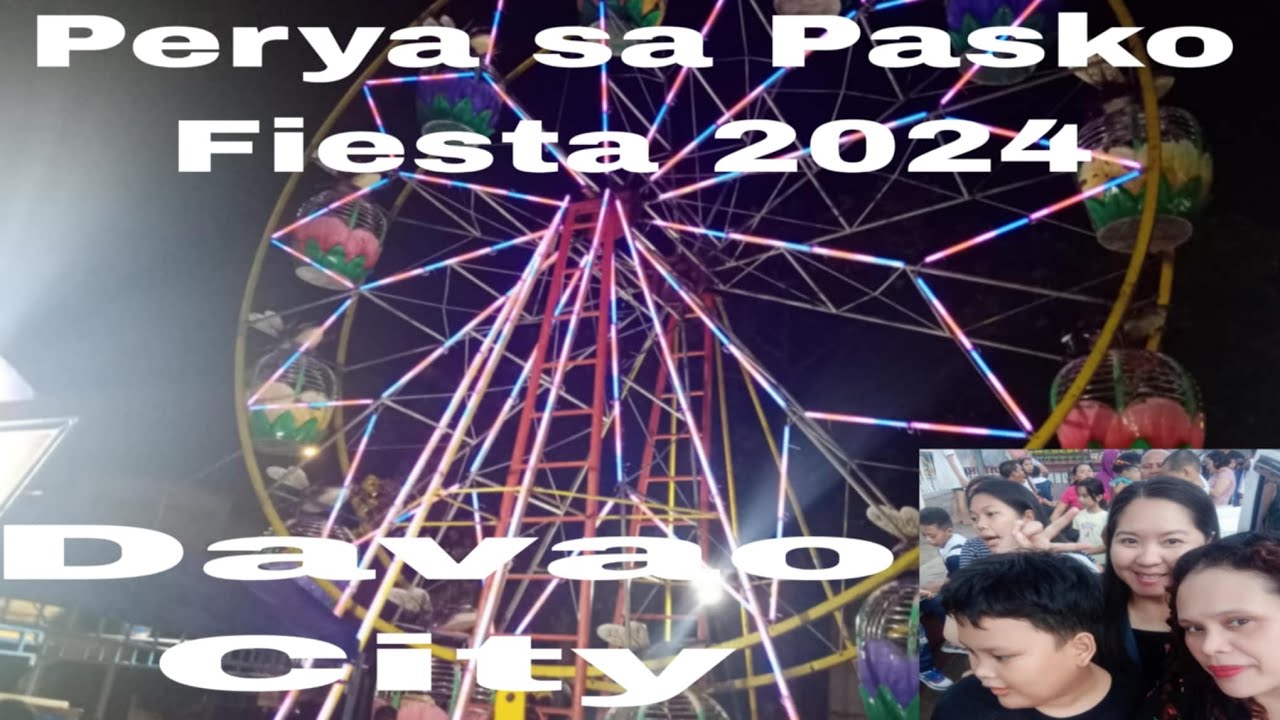PERYA SA PASKO FIESTA SA DAVAO CITY 2024 #tatakduterte #davaocity # ...