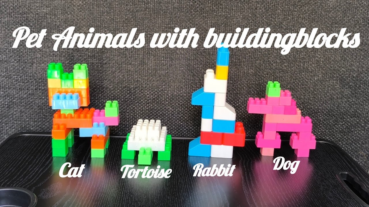 Satisfying DIY Blocks Animals|Pet Animals with buildingblocks|Pet ...