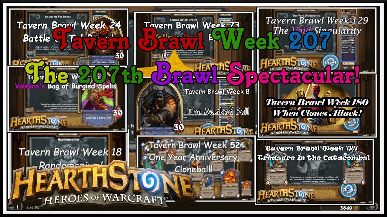 Hearthstone: Tavern Brawl - The 207th Brawl Spectacular - Week 207th ...