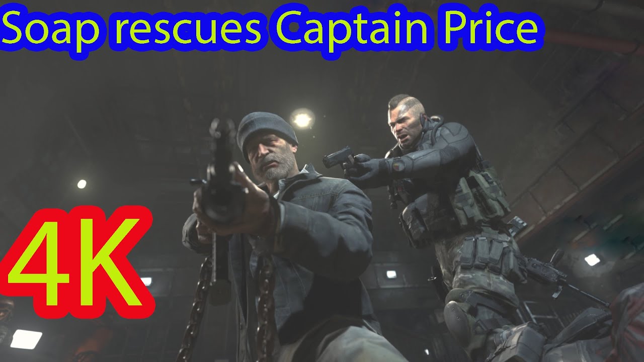 Soap rescues Captain Price from Gulag - Call of Duty Modern Warfare 2 ...
