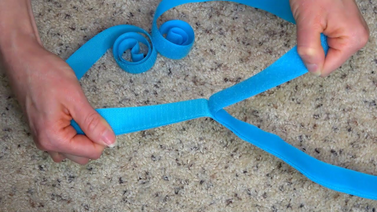 Velcro Sounds~ Turquoise Strap Quick Pull Apart - YouTube