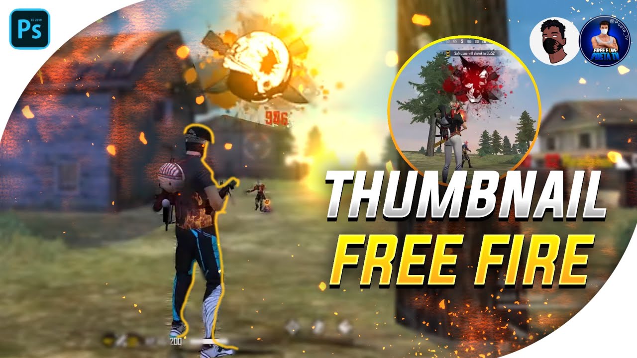 COMO FAZER THUMBNAIL NO ANDROID / THUMBNAIL DE FREE FIRE - YouTube