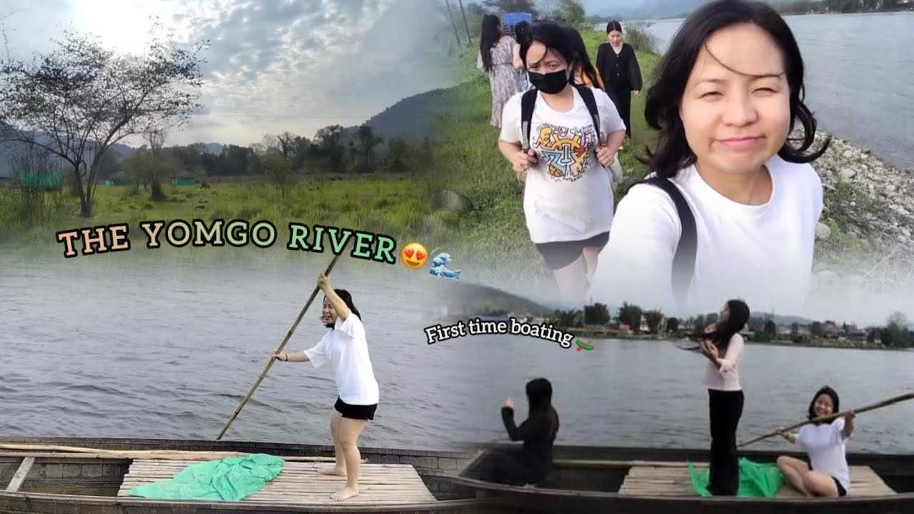Family picnic on the banks of the YOMGO river😍🌊 | Boating for the first ...