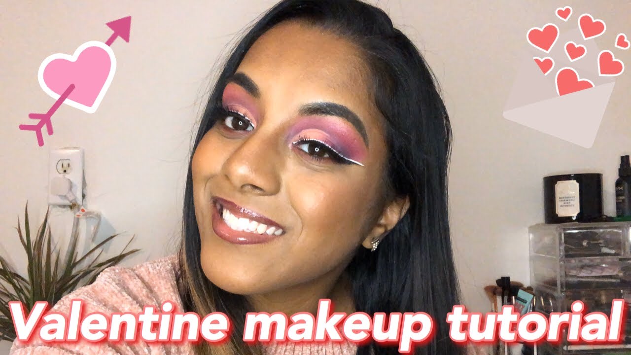 Valentine Makeup tutorial - YouTube