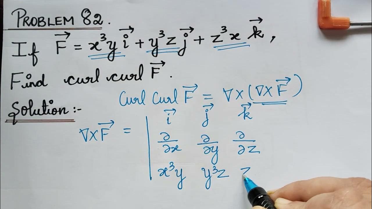 how to find curl of the curl of a vector point function|| vector differentiation|| lecture 24 ...