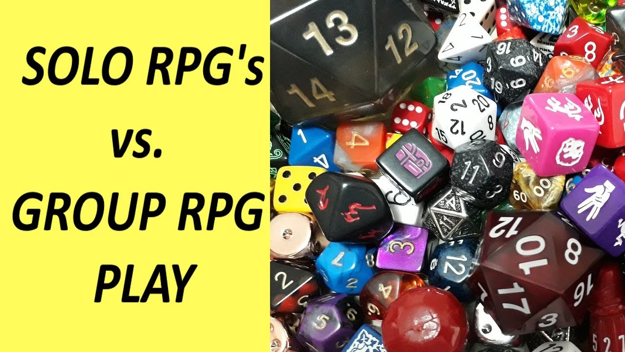 Solo RPG's versus Group RPG Play - YouTube