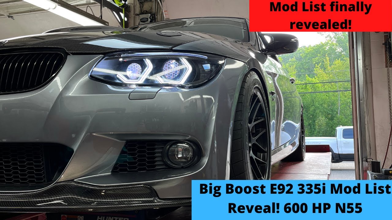 Big Boost Turbo E92 335i - Mod List Finally Revealed! - YouTube