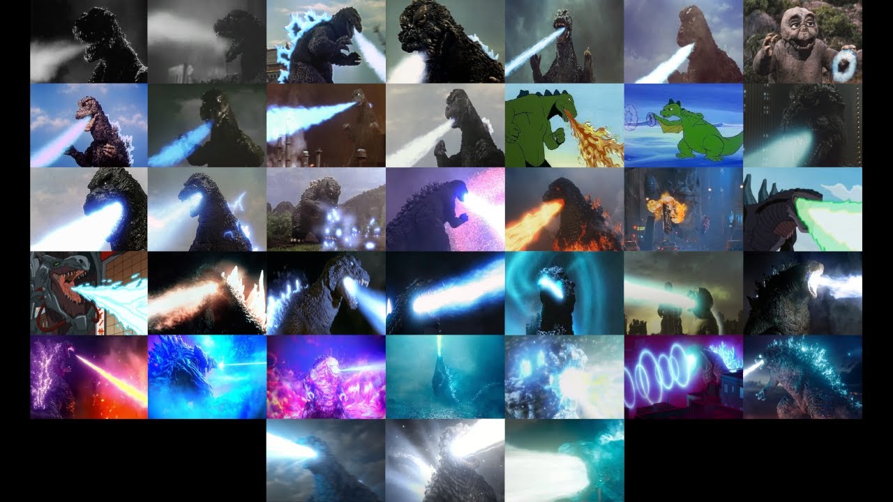 Godzilla Atomic Breath Sounds 1954-2023 - YouTube