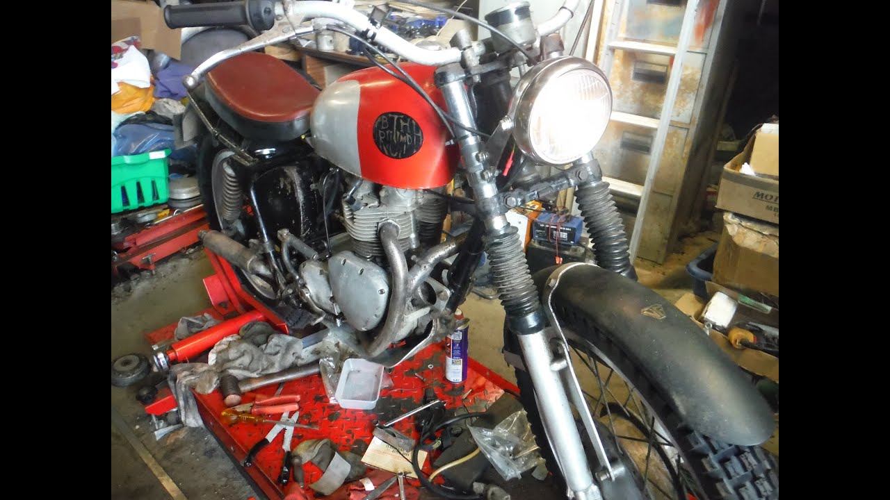 Triumph / Royal Enfield 'Trifield' 500 trials - let there be light ...