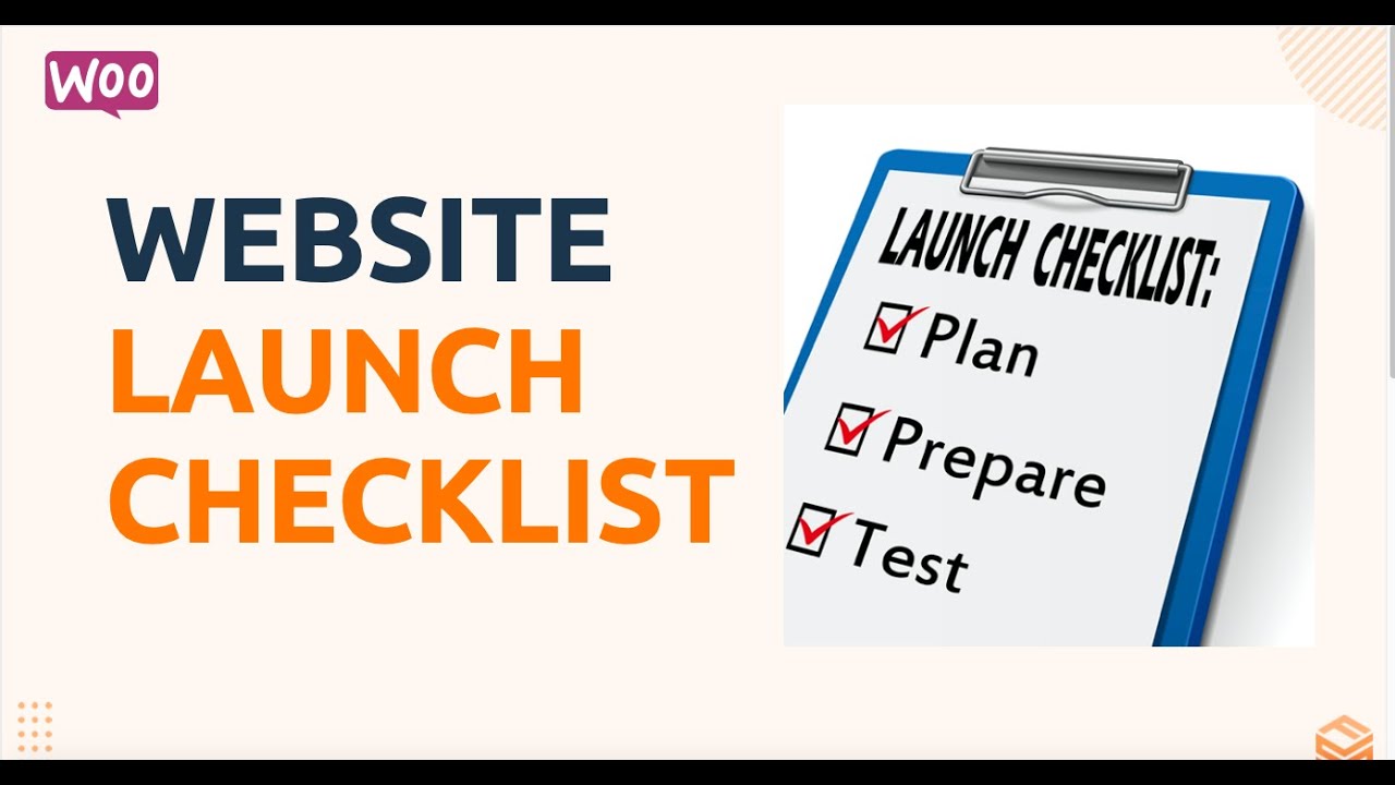 24. Website Pre-Launch Checklist and What's Next? - YouTube