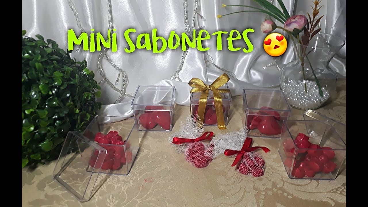 DIY - Como fazer mini sabonetes para lembrancinhas - YouTube